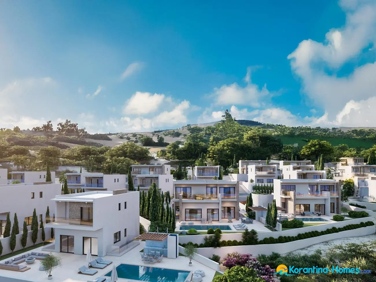 Luxury Homes in Pegeia, Cyprus | Hills Residences - Views & Family ...